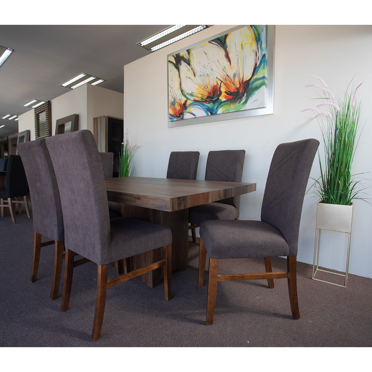 Comedor 6 Sillas Alanis Cafe – Foly Muebles la mueblería más grande de ...