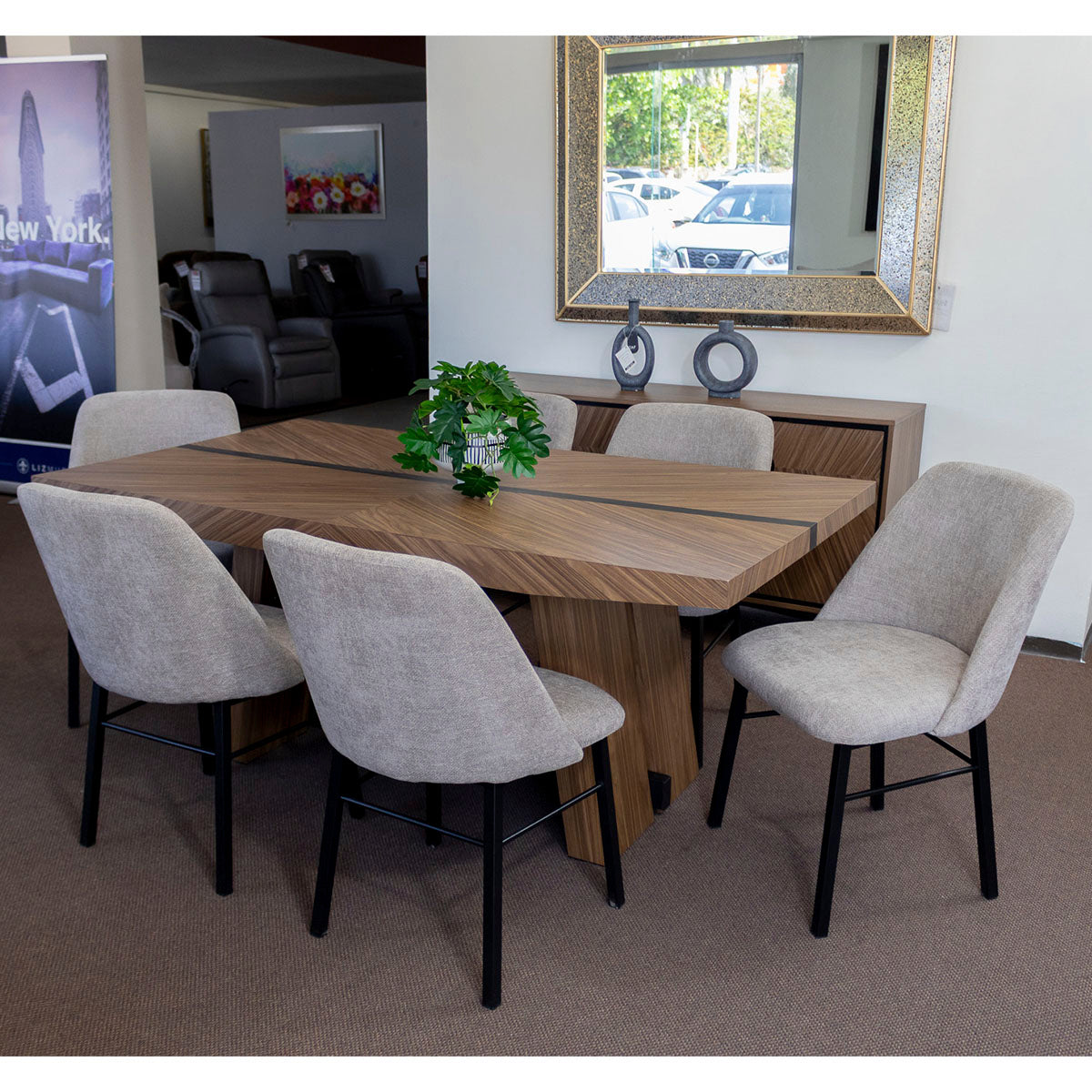 Comedor 6 Sillas Athena – Foly Muebles la mueblería más grande de la región