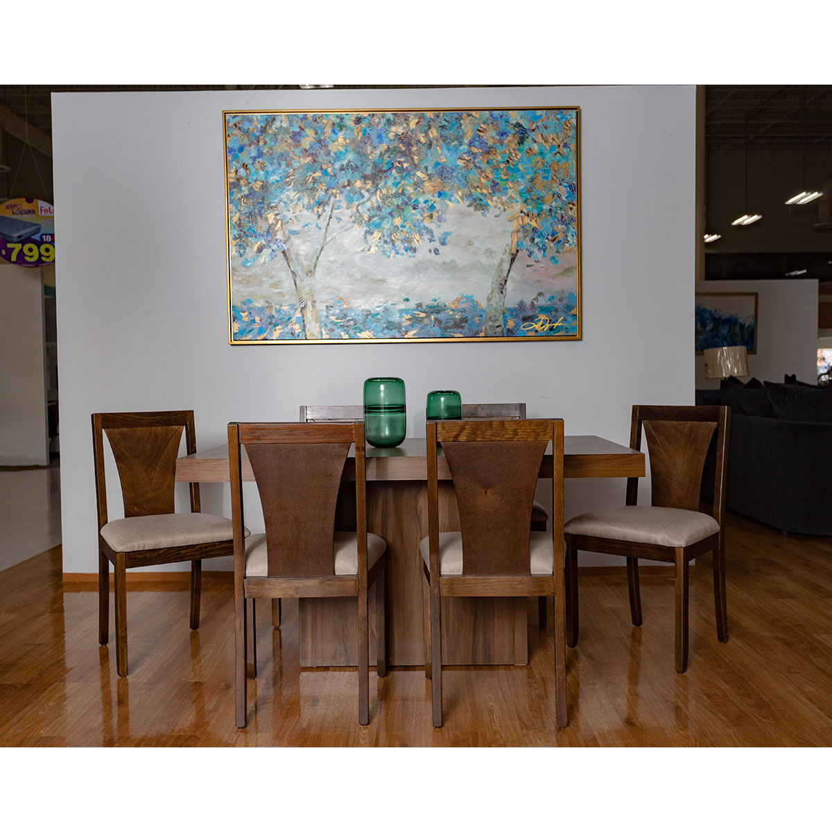 Comedor 6 Sillas Egipto Tzalam – Foly Muebles la mueblería más grande ...