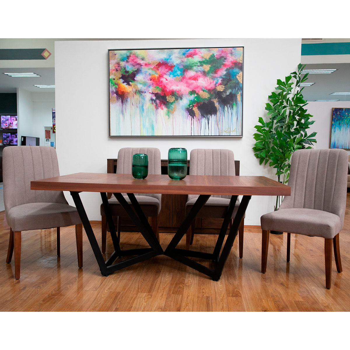 Comedor 6 Sillas Kaley Tzalam Capuchino – Foly Muebles la mueblería más ...