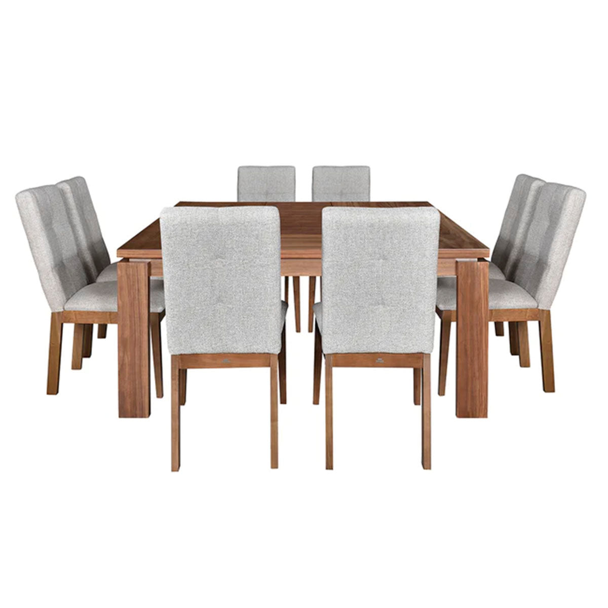 Comedor 8 Sillas Sandy Nogal – Foly Muebles la mueblería más grande de ...