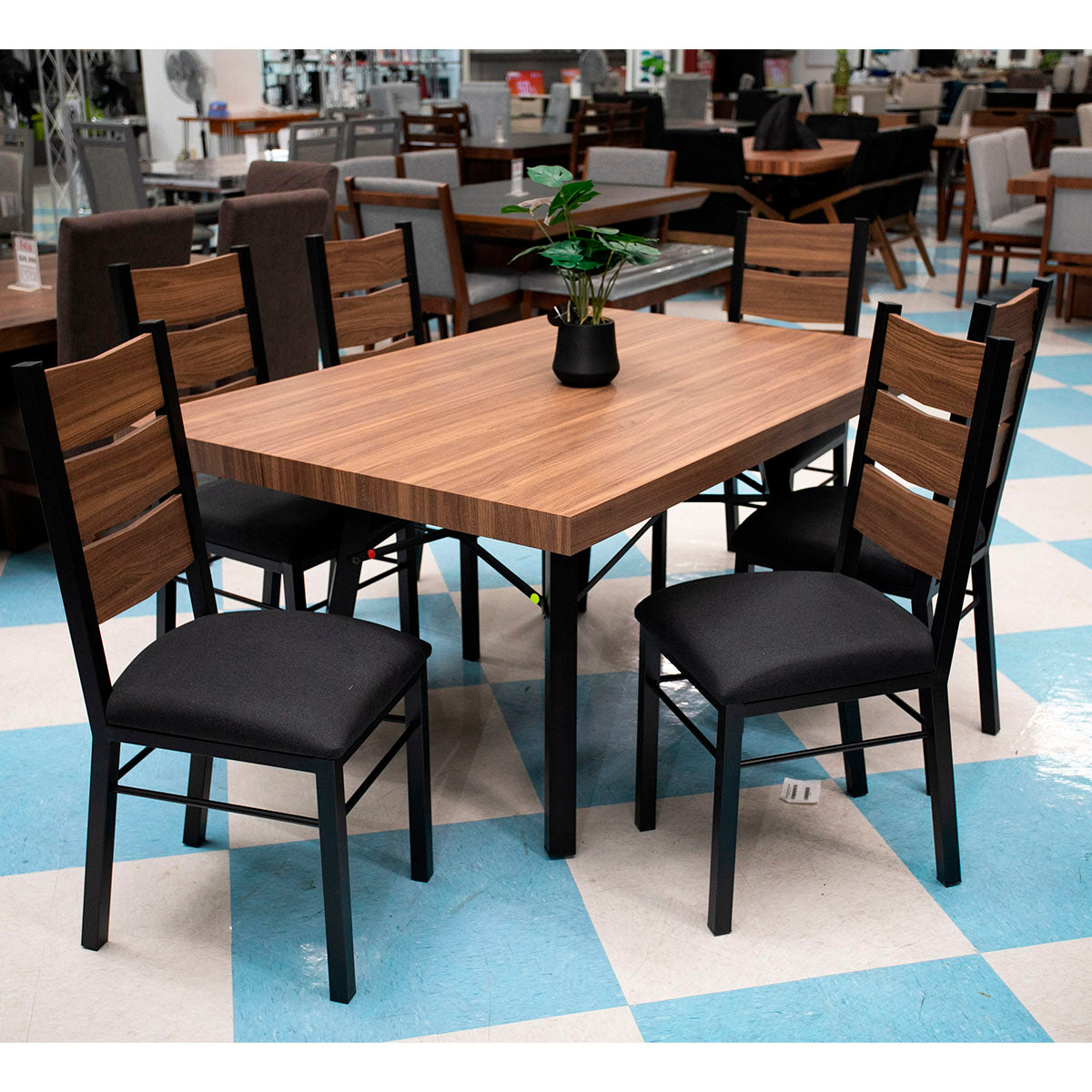 Comedor 6 Sillas Jared Magic Charcoal – Foly Muebles la mueblería más ...
