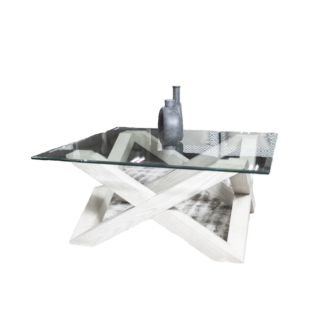 Mesa de Centro Sky Deluxe de Cristal Templado – Foly Muebles la ...