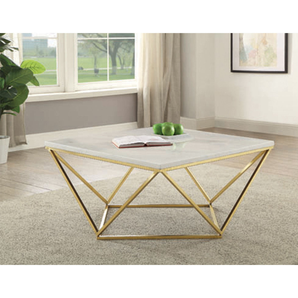 Mesa de Centro Meryl Tipo Marmol – Foly Muebles la mueblería más grande ...