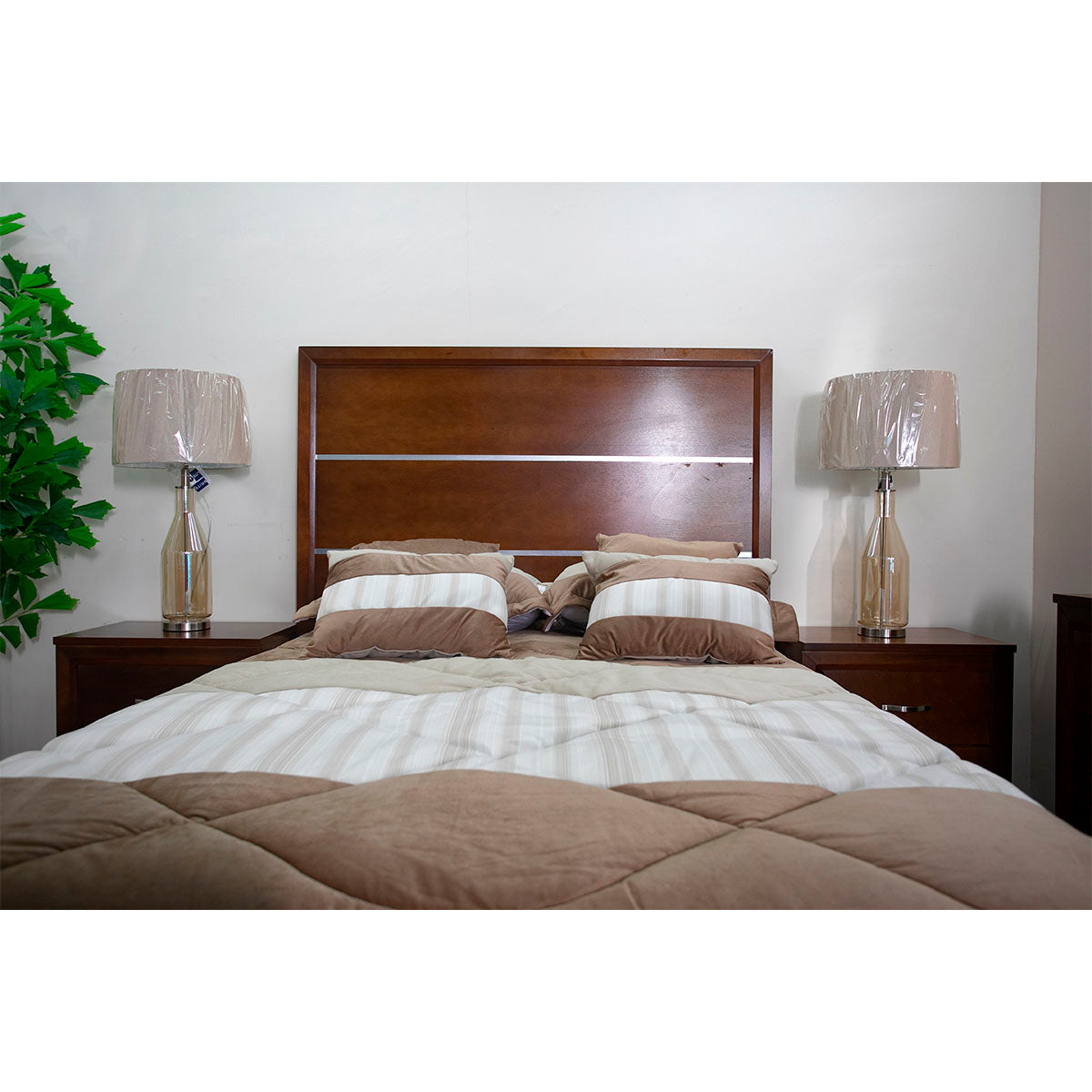 Recamara Queen Size Evelyn Okume 5 Piezas – Foly Muebles la mueblería ...