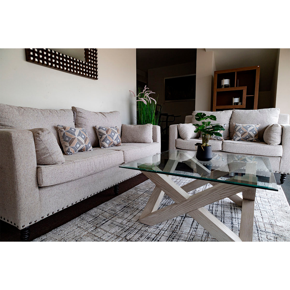 Sala Esparta Bosco Capuchino 2 Piezas – Foly Muebles la mueblería más ...