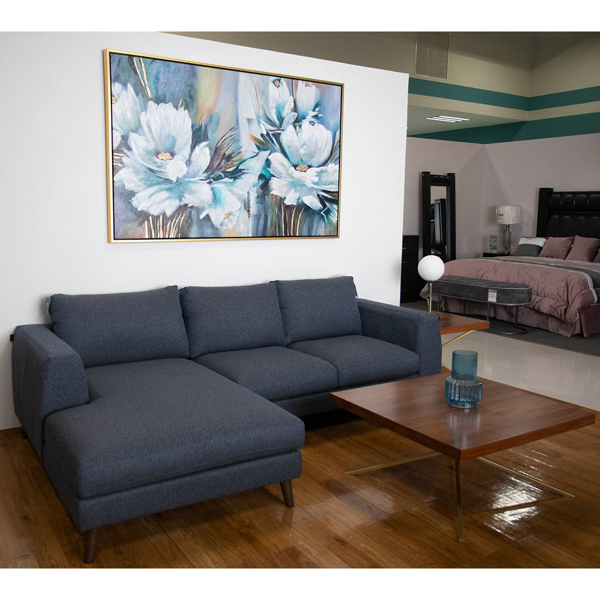 Sala Esquinera Fig Tanqueray Azul – Foly Muebles la mueblería más ...