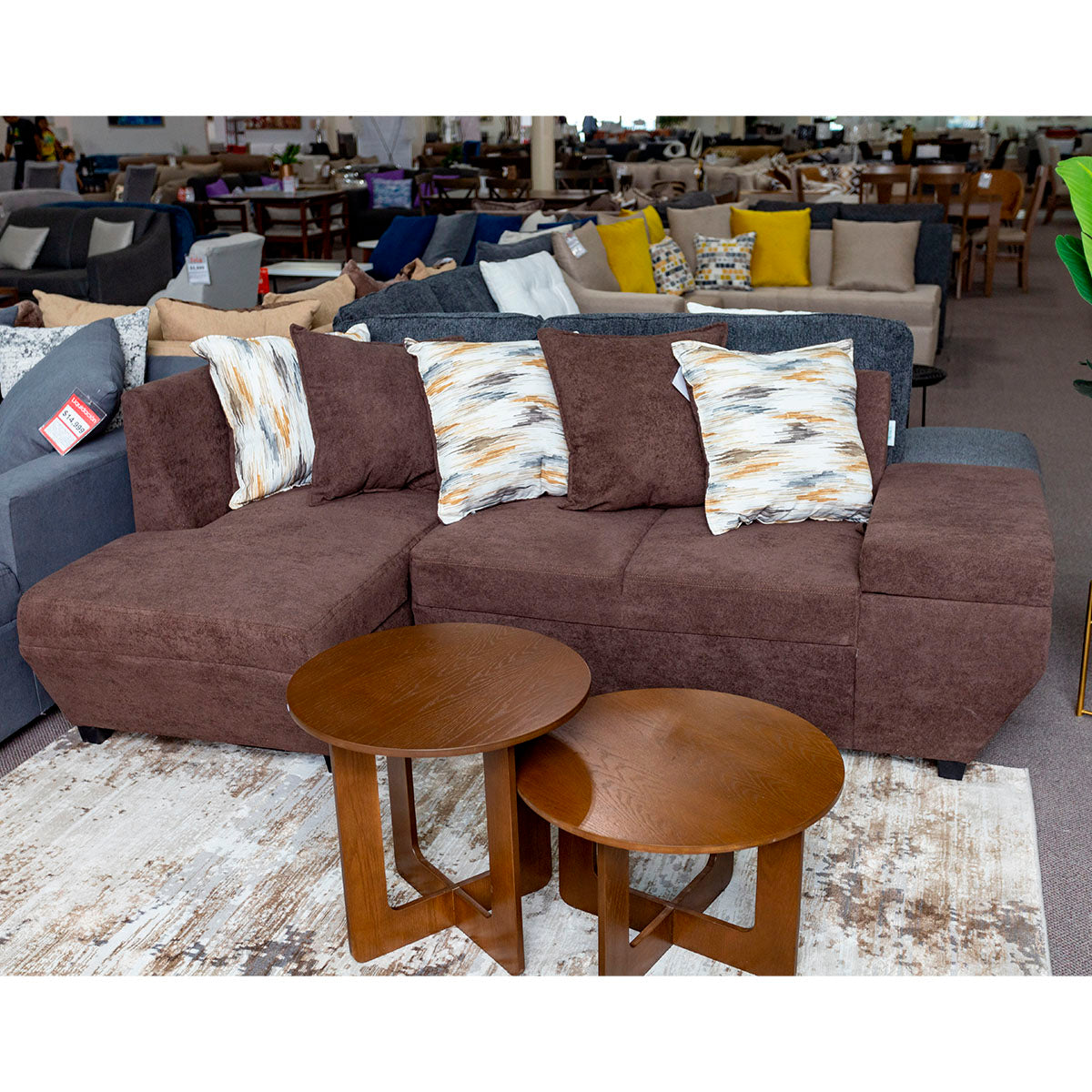 Sala Esquinera Silicia Dark Brown – Foly Muebles la mueblería más ...