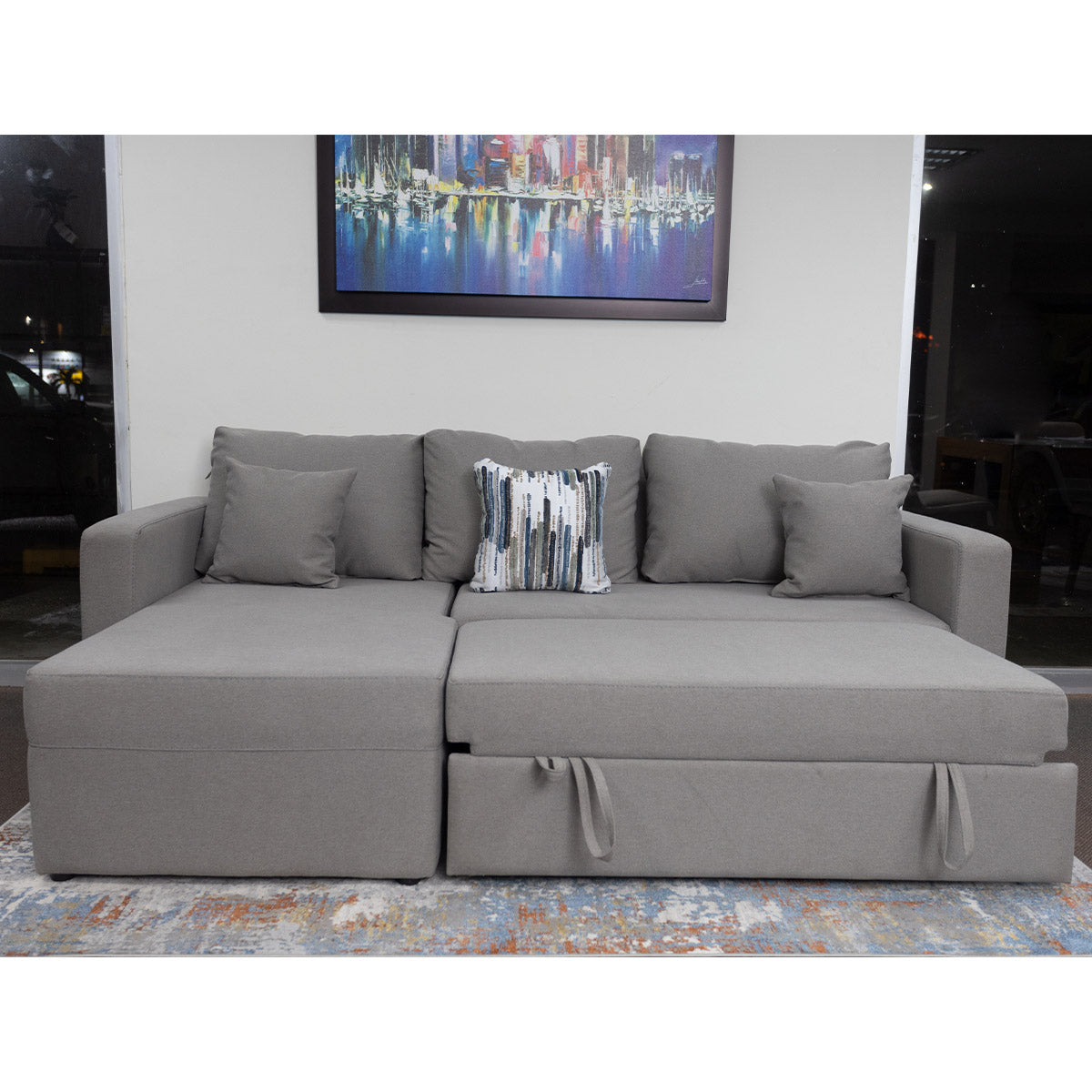 Sala Sofa Cama Barlow Platinum Dawson – Foly Muebles la mueblería más ...