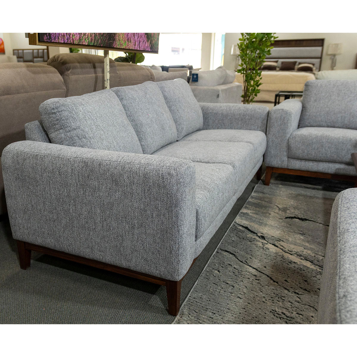 Sofa Telma Bolton Granite – Foly Muebles la mueblería más grande de la ...