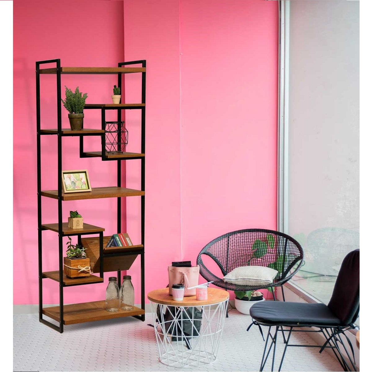 Librero Cooper Teka Cafe – Foly Muebles la mueblería más grande de la ...